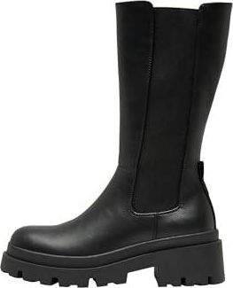 Only ONLDOJA-5 PU LONG BOOT, Bottes, Black