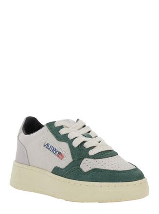 Autry Boys Medalist Multicolor Low Top Sneakers Suede Cow Leather Trainers
