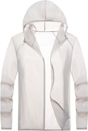 Generic Sweat à capuche uni confortable pour femme - Veste de pluie solide - Grande taille - Coupe-vent - Manchette imperméable - Sac de rangement - Vêtements