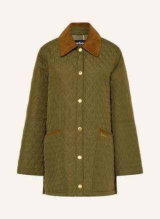 Barbour Steppjacke Goldmire Quilt gruen