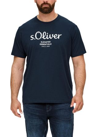 s.Oliver Baumwoll-T-Shirt mit Logo-Print