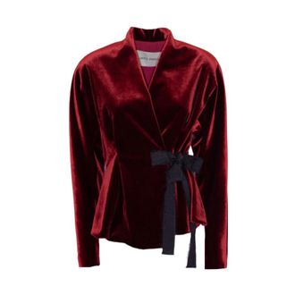 Alberta Ferretti Ma&szlig;geschneiderter Blazer - - Jackets - Damen - Rot - L
