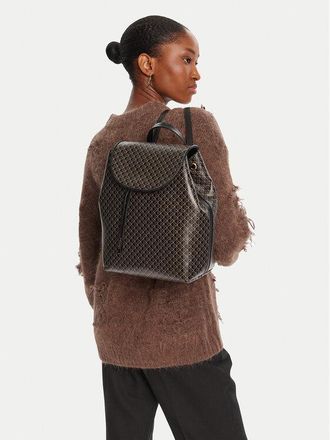 Calvin Klein Rucksack Emblem Aop Flap Backpack LV04F3271G Schwarz