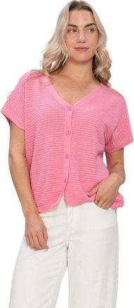 Ydence Knitted Top Elin - - Blouses & Shirts - Damen - Rosa - M