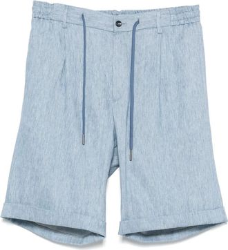 Tagliatore short à détail plissés - Bleu