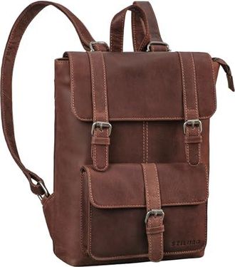 STILORD Franka Petit sac &agrave; dos cuir vintage daypack Sac a dos ville pour femmes Sac &agrave; dos de randonn&eacute;e hommes Sac &agrave; dos de loisirs, Couleur:torres - marron