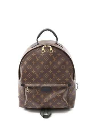 Louis Vuitton sac &agrave; dos Monogram Palm Springs - Marron