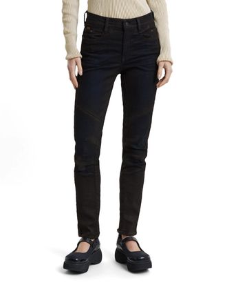 G-Star G-Star Damen Ace 2.0 Biker Slim Straight Jeans, Blau (Worn in Granulite Cobler D25285-8968-G807), 28W / 30L