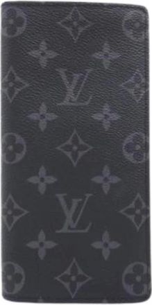 Louis Vuitton Portefeuille long (bi-pli) doccasion - Homme - Pre-owned - Noir - Taille: ONE Size