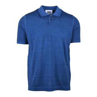 Alpha Studio Homme, Tops, Bleu, Taille: XL Polo en maille