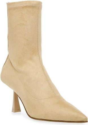 Steve Madden Femme, Chaussures, Beige, Taille: 38 1/2 EU Bottes &agrave; talons