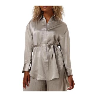 Selected Elegante LS Hemdbluse - - Blouses & Shirts - Damen - Beige - S