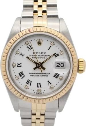 Rolex Montre vintage doccasion - Femme - Pre-owned - Blanc - Taille: ONE Size