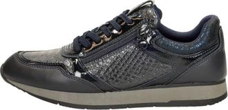 Tamaris Femme, Chaussures, Bleu, Taille: 38 EU Chaussures &agrave; lacets Laag