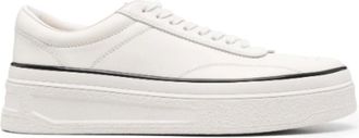 Jil Sander Homme, Chaussures, Blanc, Taille: 45 EU Baskets basses