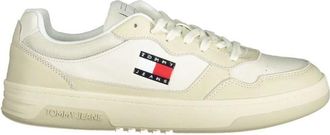 Tommy Hilfiger Homme, Chaussures, Beige, Taille: 40 EU Baskets Beige avec D&eacute;tails Cr&egrave;me