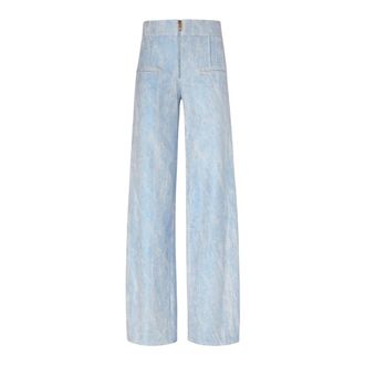 Genny Femme, Pantalons, Bleu, Taille: 36 FR Pantalon