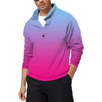 Generic Lightweigh Sweat uni pour homme 2026 d&eacute;contract&eacute; &agrave; la mode ample et tendance col &agrave; manches longues sans chapeau v&ecirc;tements pour entra&icirc;nement int&eacute;rieur 