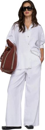 10 Days Femme, Pantalons, Blanc, Taille: 36 FR Wide Pantalons