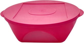 Tupperware Mediterrano 2,5 L pink Schale Servierschale mit Sichtfenster Bowl