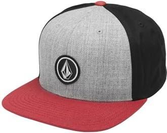 Volcom Quarter Twill Hat Casquette de Baseball, Canneberge, Taille Unique Homme