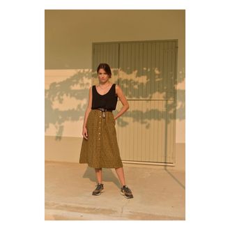 Marlot Paris Jupe Minette Mini L&eacute;opard Coton Bio - Collection Femme Marlot Paris