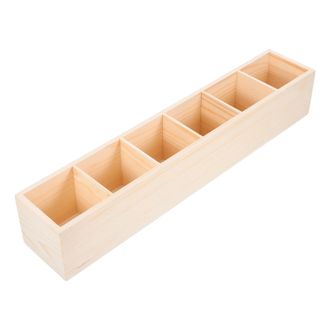 Aboofan Holz Organizer Box mit F&auml;chern Langlebige Desktop Aufbewahrungsbox f&uuml;r Schmuck Stifte und Accessoires Multifunktionale Schreibtisch Ordnungsbox f&uuml;r B&uuml;