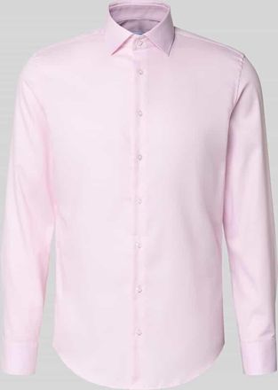 Seidensticker Slim Fit Business-Hemd aus Baumwolle mit Kentkragen