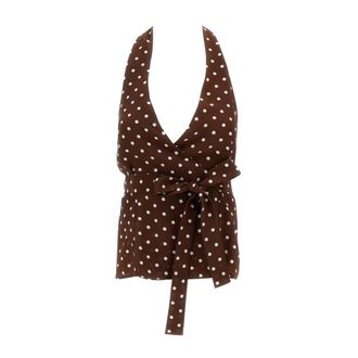 P.A.R.O.S.H. P.a.r.o.s.h., Femme, Blouses et Chemises, Brun, Taille: 40 FR Sbillo Top