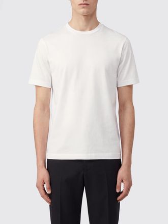 Bottega Veneta Kurz&auml;rmeliges T-Shirt aus reiner Baumwolle mit Rundhalsausschnitt
