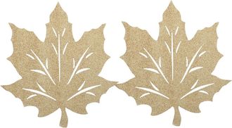 Amosfun Vlies-tischsets Zum Erntedankfest Dekorative Tischsets Im Ahornblatt-Design 2er-Set