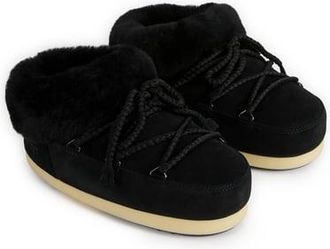Moon Boot Mules &agrave; lacets en cuir