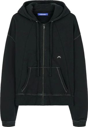 A-Cold-Wall* A-Cold-Wall, Homme, Sweatshirts et sweats &agrave; capuche, Noir, Taille: L Millbank Zip Sweat &agrave; capuche