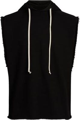 Rick Owens Sweat sans manches &agrave; capuche en coton