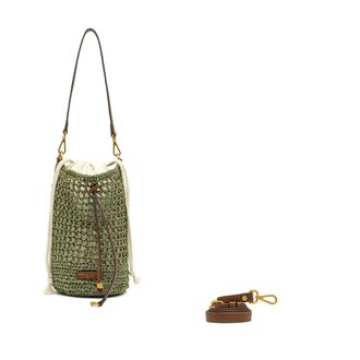 Gianni Chiarini Femme, Sacs, Vert, Taille: ONE Size Nefeli Bucket Bag