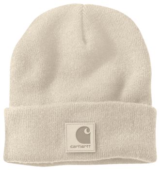 Carhartt Work in Progress Unisex Knit Beanie Hat, White, One Size