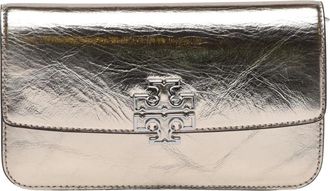 Tory Burch Femme, Sacs, Jaune, Taille: ONE Size Britten Metallic Chain Wallet