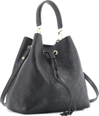 Louis Vuitton NeoNoe Handbag Monogram Empreinte Leather MM bucket bag - Noir