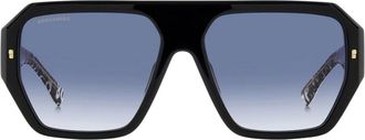 Dsquared2 Homme, Accessoires, Noir, Taille: 58 MM 0128/S Tay(08) Lunettes de soleil