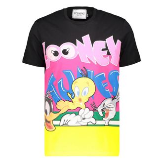 Iceberg Besticktes Baumwoll-T-Shirt - - Tops - Herren - Mehrfarbig - M