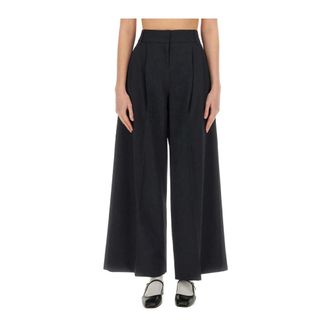 Max Mara Nichols Pantalons - Femme - Pantalons - Bleu - Taille: 38 FR