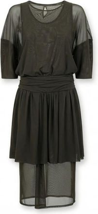 Christophe Lemaire Femme, Robes, Brun, Taille: 38 FR Double Layer Dress