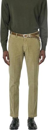 Mason's Pantalon Chino Torino - Homme - Pantalons - Vert - Taille: M