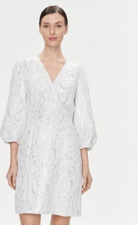 Bruuns Bazaar Coctailkleid Macluar BBW3661 Wei&szlig; Regular Fit