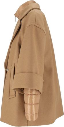 Fay Wool and Cashmere Cape Coat - Camel