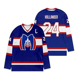 Generic Maillot de sport unisexe &agrave; manches longues et col en V inspir&eacute; de l&eacute;quipe Hudson Williams et Connor Storrie, bleu, XXS