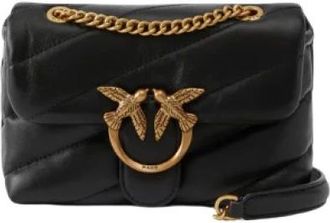 Pinko Pinko, Femme, Sacs, Noir, Taille: ONE Size Love Baby Puff Bag