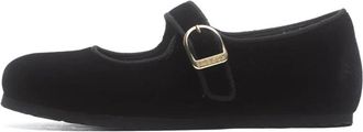 Birkenstock Femme, Chaussures, Noir, Taille: 37 EU Santa Clarita Velvet W