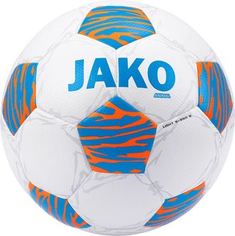 Jako Fussball Lightball Animal 2314 Weiß/Jako Blau/Neonorange 5 (350g)
