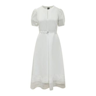 HUGO BOSS Femme, Robes, Blanc, Taille: 40 FR Robes